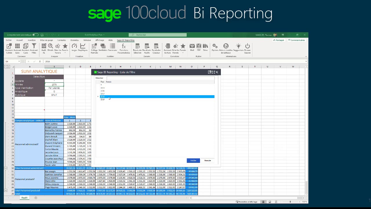 Sage 100 BI Reporting - DÉFIS